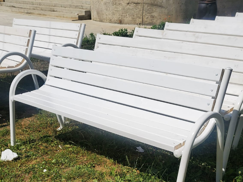 Banca stradala vopsita - Mobilier Stradal - Metal Cosuri